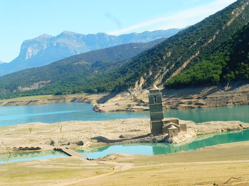 El embalse de Mediano está bajo mínimos - Sobrarbe Digital